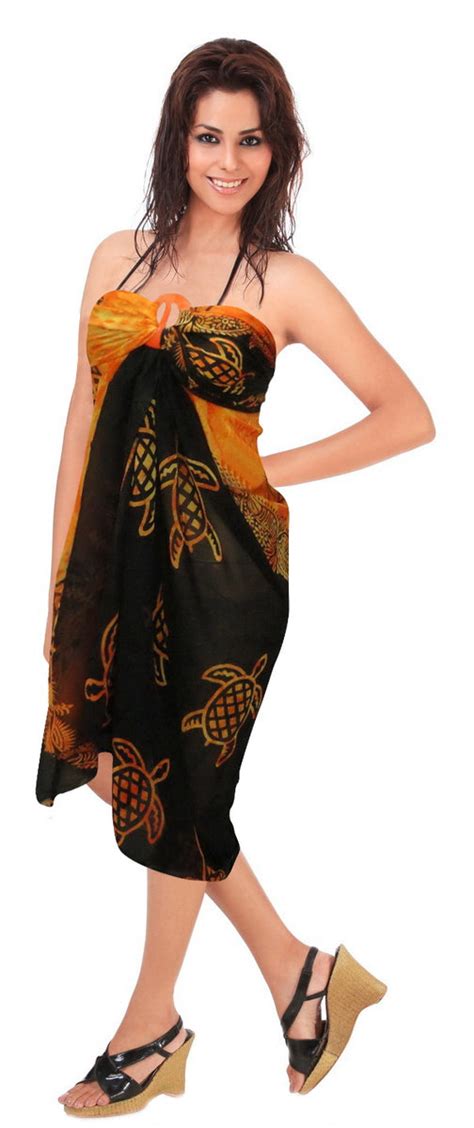 La Leela Womens Beach Cover Up Pareo Canga Swimsuit Sarong 72x42