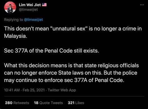 What Does The Federal Courts Ruling On Selangors “unnatural Sex