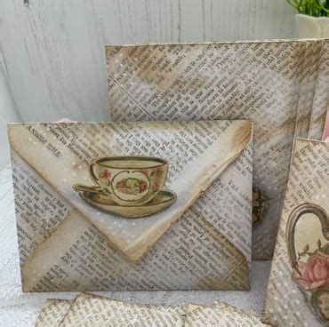 Notelets And Envelope Set Of Teapot And Tea Folksy