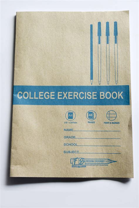 School Books A4 Feint And Margin 48 Page Statesman Stationery
