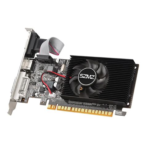 SZMZ NOVA Placa De Vídeo GeForce GT210 1GB 64Bit GDDR3 Placas Gráficas