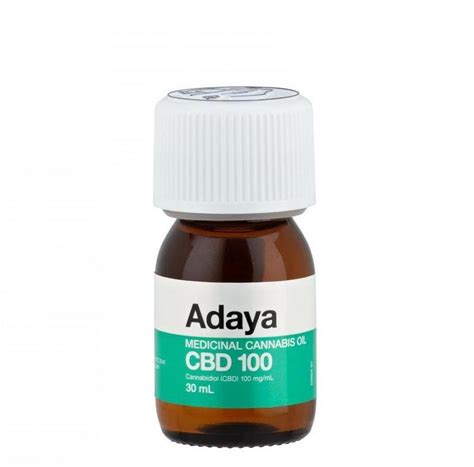 Adaya Cbd 100 Oil Mct Oil 30ml S4 New Tga Approval Required Bhc