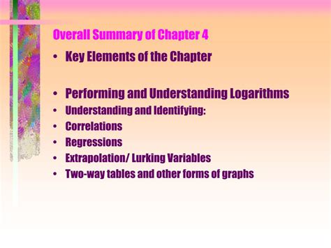 Ppt Chapter 4 More On Two Variable Data Powerpoint Presentation Free Download Id3963771