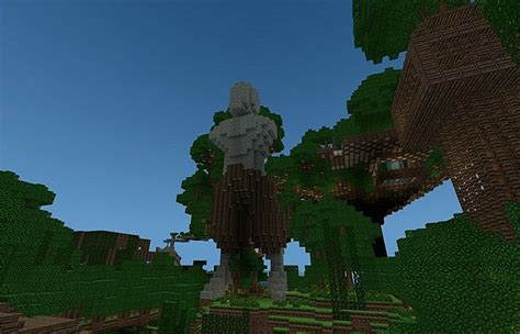 Tree Top Village Minecraft Map