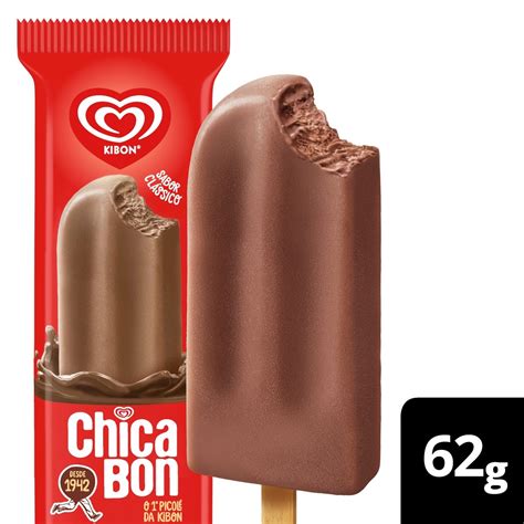 Picolé De Chocolate Kibon Chicabon Pacote 62g Big Box 402 403 Norte