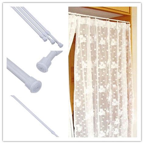 Sayoo Extendable Telescopic Spring Loaded Net Voile Tension Curtain