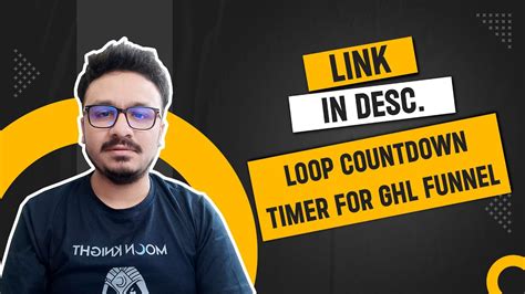 Add A Loop Countdown Timer In Your Gohighlevel Funnels Improve