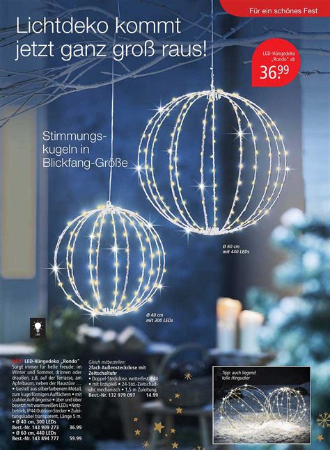 Led hängedeko Rondo Angebot bei Weltbild