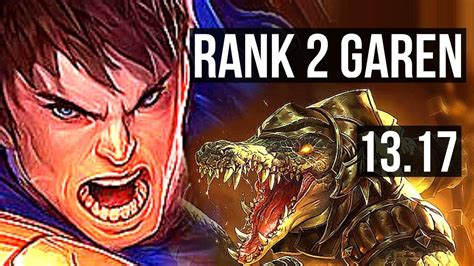 GAREN Vs RENEKTON TOP Rank 2 Garen 2 7M Mastery 1500 Games 6 1