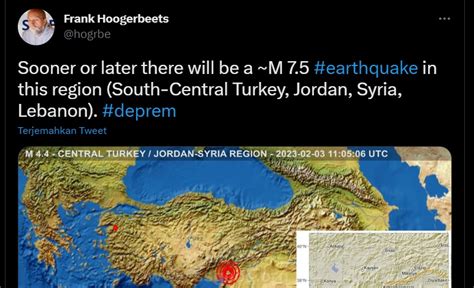Setelah Prediksi Gempa Turki Suriah Kini Indonesia Yang Dikatakan Akan Terjadi Gempa Besar