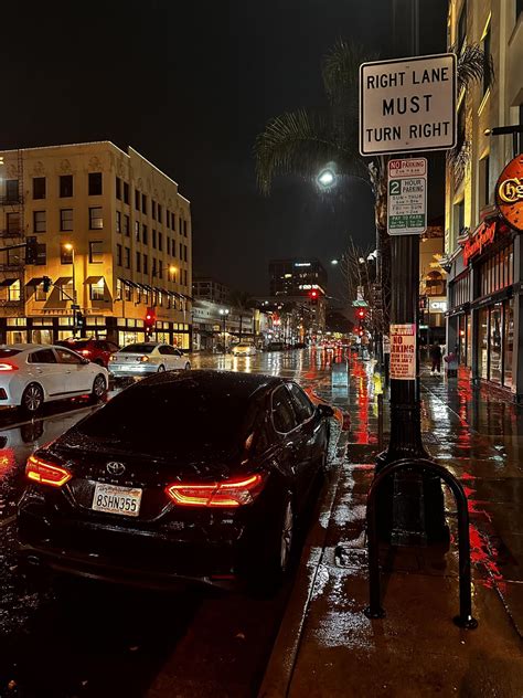 Downtown Pasadena In The Rain Rpasadena