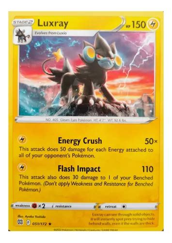 Pokémon Tcg Luxray 051 172 Cuotas Sin Interés