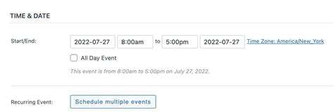 Creating A Recurring Event Knowledgebase