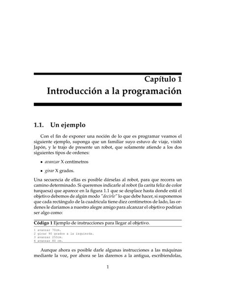 PDF de programación Capítulo 1 Introducción a la programación