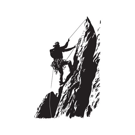 Rock Climbing Vector Image Art And Design 34213190 Vector Art At Vecteezy