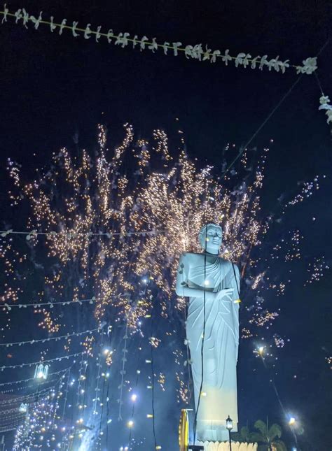 Tallest Standing Buddha Statue At Mahiyangana Raja Maha Viharaya