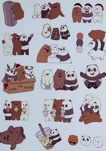 Stickers Osos Escandalosos Cuotas sin interés