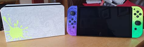 The New Splatoon Oled Is Soo Cool Pictures Dont Do The Colours Justice R Splatoon