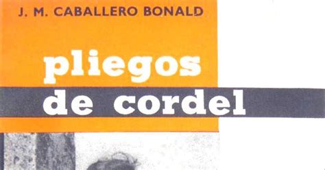Pliegos De Cordel