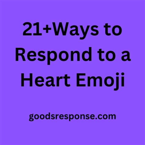 Best Ways To Respond To A Heart Emoji Express Your Feelings