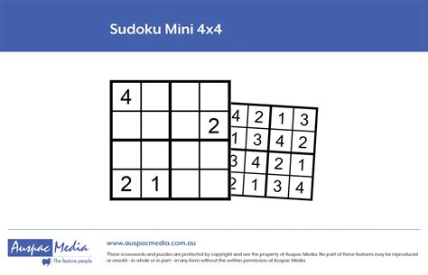 Sudoku Mini 4x4