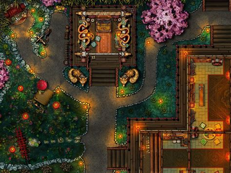 Japanese Dojo Inkarnate Create Fantasy Maps Online