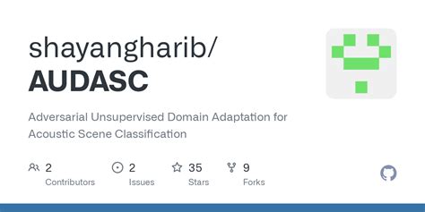 Github Shayangharib Audasc Adversarial Unsupervised Domain Adaptation For Acoustic Scene