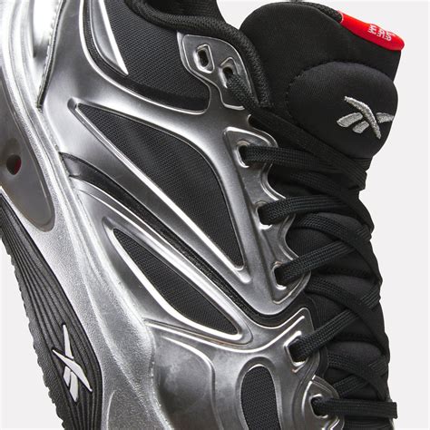 Reebok Footwear Men Engine A Basketball Shoes Black Silver White