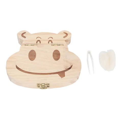 아기 치아 상자 부식 방지 영어 단어 장기 치과 저장 나무 아기 치아 보관 상자 Tweezer 들어 Aliexpress