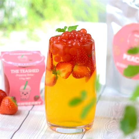 Bubble Tea Kit T Set With Syrup 3 Servings The Teashed