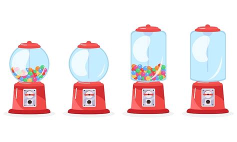 Gumball Machine 벡터 Freepik에서 무료 고품질 벡터를 다운로드하세요 Freepik