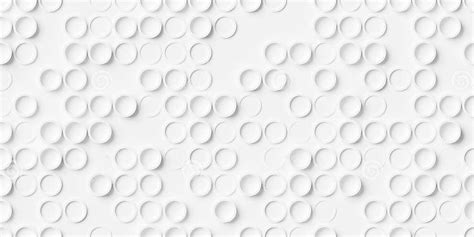 Array Or Grid Of Randomly Offset White Circular Rings Background