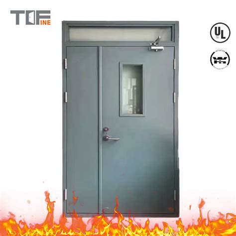 Affordable Fire Rated Steel Door For Warehouse Fireproof Door With