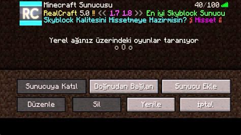 IP Play Realcrafttr Skyblock Sunucu Tanitimi YouTube