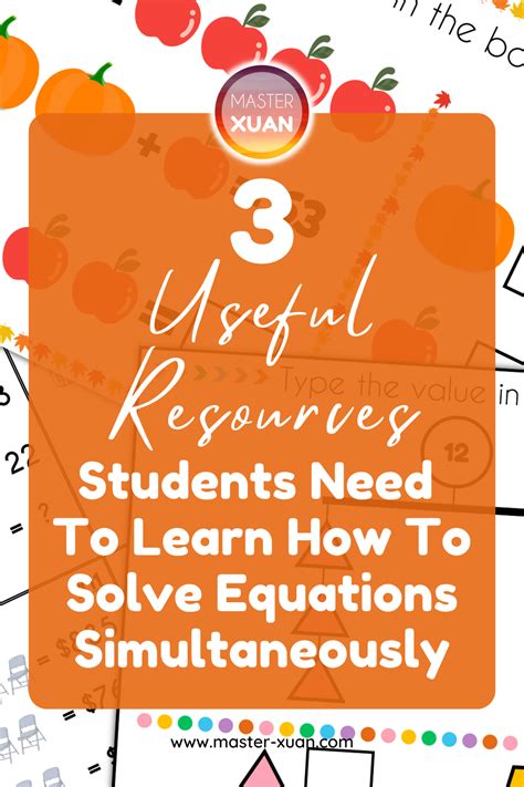 3 Useful Resources Babes Need To Learn How To Solve Equations Simultaneously Master Xuan