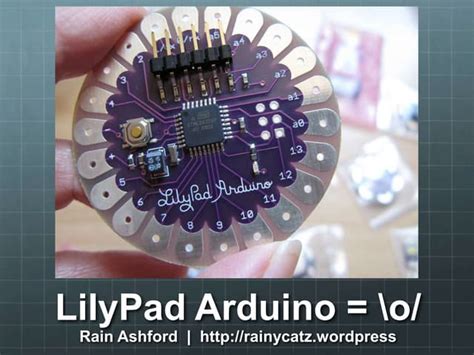 Lilypad Arduino O Pptx Computer Peripherals Computing