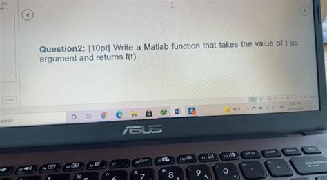 solved i question2 [10pt] write a matlab function that