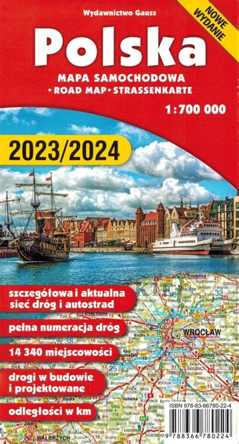 Mapa Samochodowa Polski 2022 Niska Cena Na Allegro Pl
