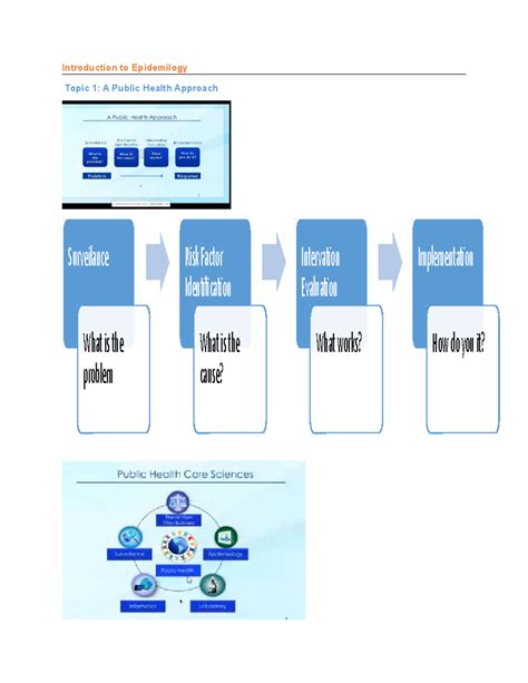 Biostatistics Introduction To Epidemiology Introduction To Epidemilogy Topic A Public