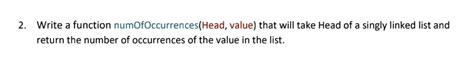 Solved Texts Solve This Problem In Python For A Doubly Linked List