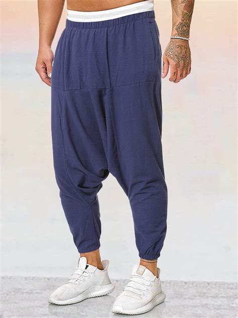 Stylish Cotton Linen Harem Pants Comfortable And Versatile Bottoms