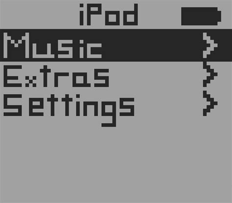 Update On The 8 Bit Ipod Menu The Monochrome Version Is Done Ripod