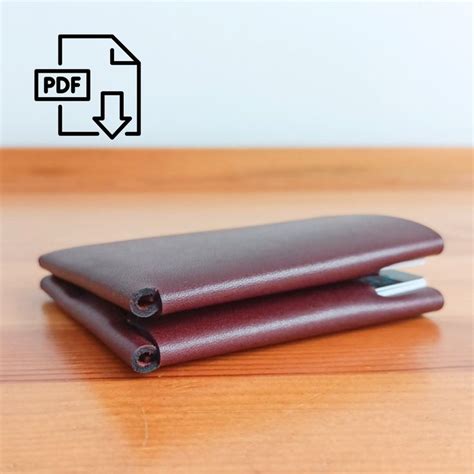 PDF Origami Wallet Template Leather Seamless Wallet PDF No Stitch