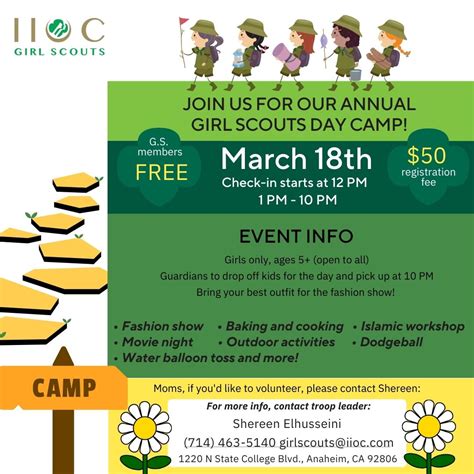 Girl Scouts Day Camp Islamic Institute Of Orange County