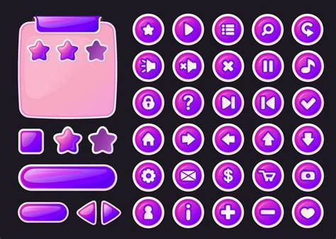 Ui Buttons Vector Art Icons And Graphics For Free Download