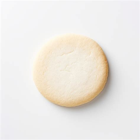 Premium Photo Top View Minimalistic Of An Isolated Sugar Cookie