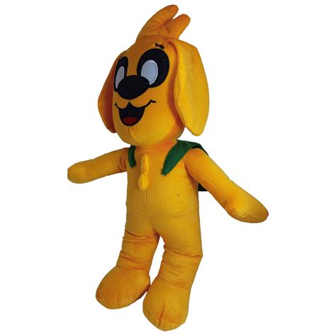 Peluche Mikecrack Juguete Muñeco Perro Perrito Amarillo Cute Kawaii