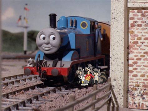 Bert Raccoon Introducing His Friends To Thomas By Thomastrainfan2006 On