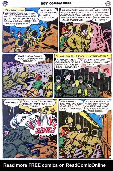 Read Online Boy Commandos Comic Issue 12