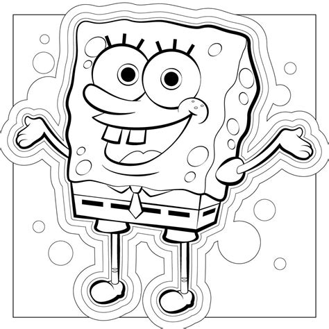 Spongebob Pictures Black And White